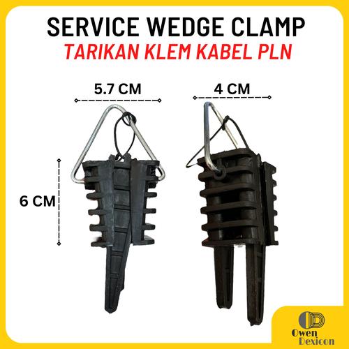 Jual SERVICE WEDGE CLAMP TARIKAN KABEL PLN / KLEM TARIK TWISTED ...
