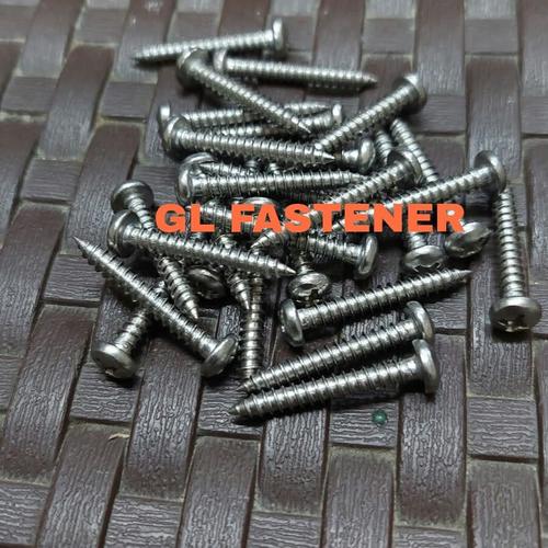 Jual Skrup PAB Stainless 6 x 5/8 Tapping Screw Pan Head / PH / SUS 304 ...