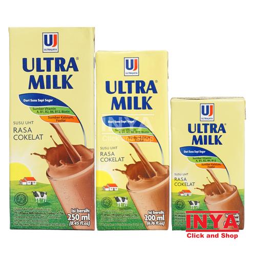 Promo Ultra Milk Susu UHT Rasa Cokelat - Susu Kemasan - Chocolate Milk ...