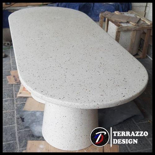 Jual meja resto mewah top table terazzo - Kota Depok - produsen Teraso ...