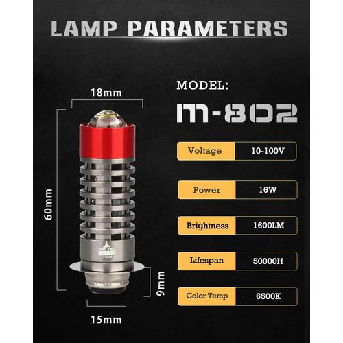 Jual Lampu LED Depan Soket H6 Laser 2D AC DC Matic Bebek - Putih Putih ...