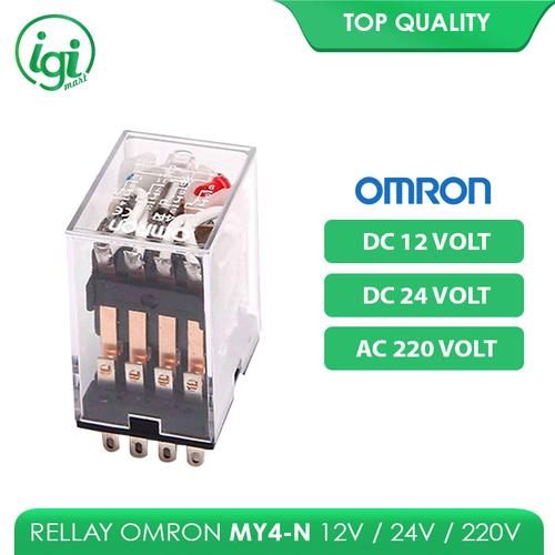 Jual RELAY MY4 12V OMRON / RELAY MY4N 24V OMRON / RELAY MY4-N 220V 14 ...