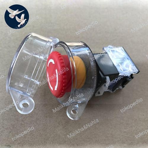 Jual Round Button Switch Protective Cover Guard Case Cover Protector ...