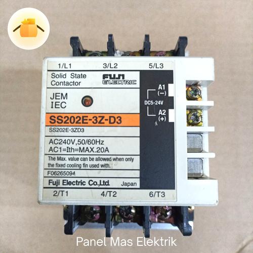 Jual Solid State Contactor SS202E-3Z-D3 240V 50/60Hz MAX.20A Fuji ...