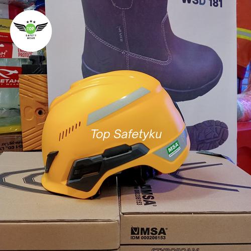Jual Helm Safety MSA Climbing Warna Kuning Asli Berkualitas - MSA VGARD ...