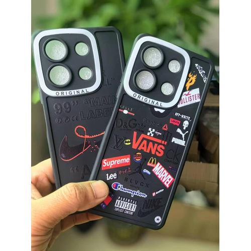 Jual BLACK BRANDED FACHION CASE PICTURE FOR REDMI 12C,REDMI NOTE 13 4G ...