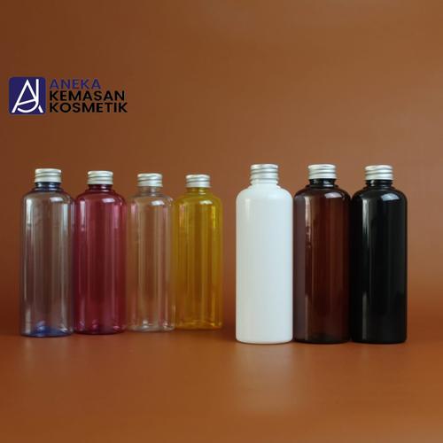 Jual Botol ulir 250ml/botol plastik 250ml/ulir aluminium silver neck 24 ...