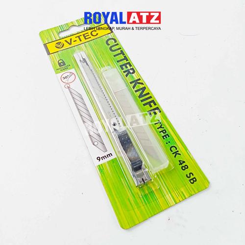 Jual V-TEC Pen Cutter / Cutter Knife Type CK 48 SB 30 Derajat - Kota ...