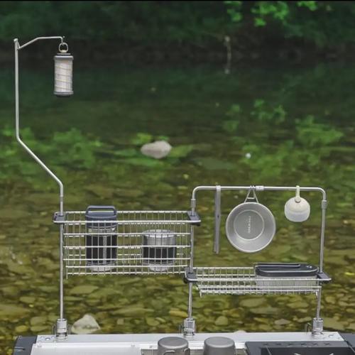 Jual (Not Snowpeak) Frame Aksesoris Rak IGT Stainless Meja Camping ...