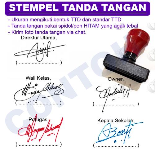 Jual Stempel Flash Tanda tangan / Paraf - Hijau - Kab. Bekasi - Stempel ...