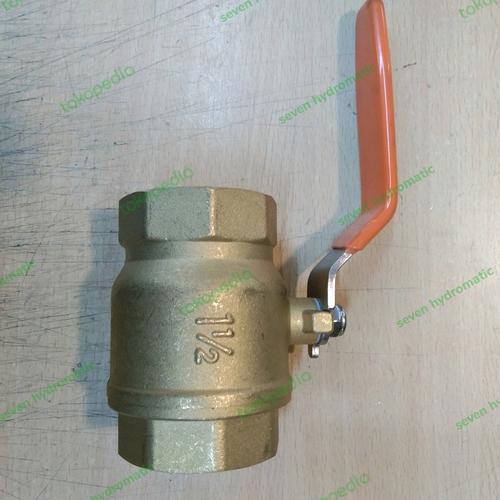 Jual BALL VALVE KUNINGAN ONDA 1-1/2" INCH / STOP KRAN KUNINGAN ...