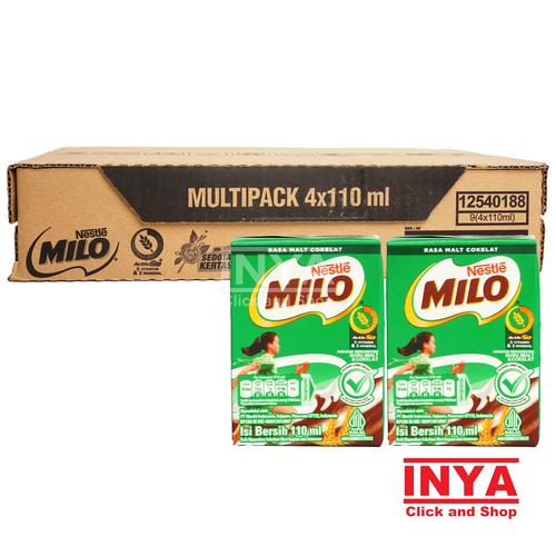 Promo Nestle Milo Rasa Malt Cokelat 36x110ml BOX - Susu Kemasan ...