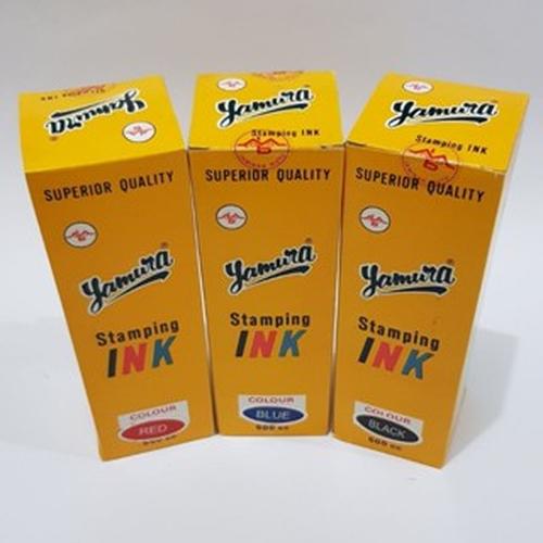 Jual Tinta Stamp Pad / Stempel Yamura 500 cc - Hitam - Kota Surabaya ...