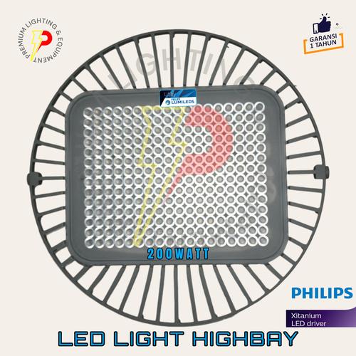 Jual LED industri high bay ufo 200W lampu gantung industri pabrik 200 ...