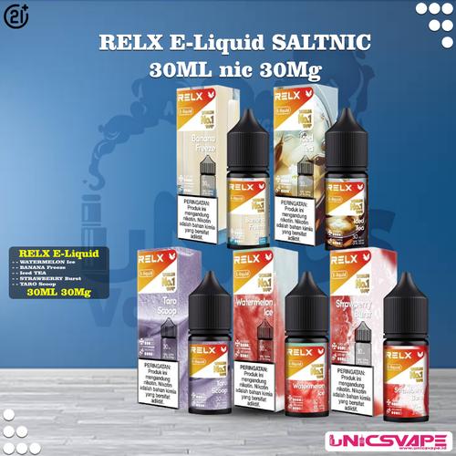 Promo RELX E-Liquid SALTNIC 30ML nic 30Mg Salt Nicotine AUTHENTIC - WATERMELON Ice - Kab ...