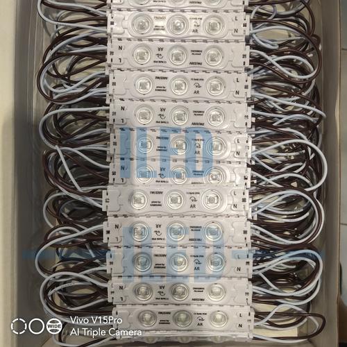 Jual LED Module 3w 220V Putih Lampu Modul Chip Samsung Neon Box ...