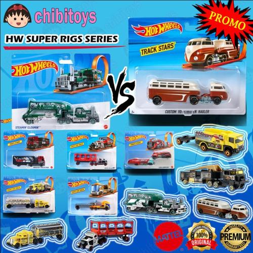 Promo HOTWHEELS SUPER RIGS TRACK STARS BONE BLAZERS LOOPSTER VW AERO BLAST - Caged Cargo - Kota ...