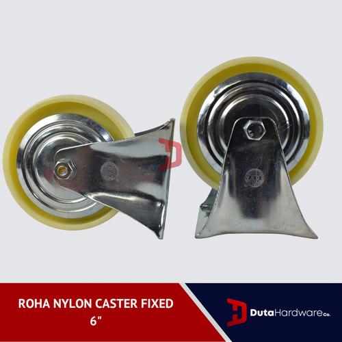 Jual Roha Roda Nylon Caster Fixed 6" - Roda Nylon Kastor Mati - Kota ...