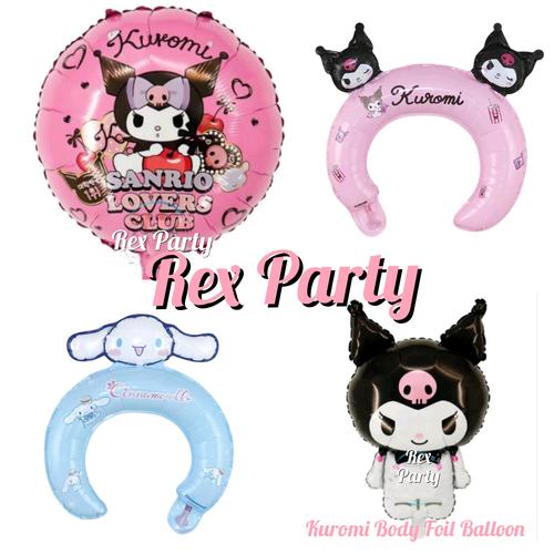 Jual Kuromi balon Foil/ Cinnamoroll Balon Foil/Kuromi Head Balloon ...