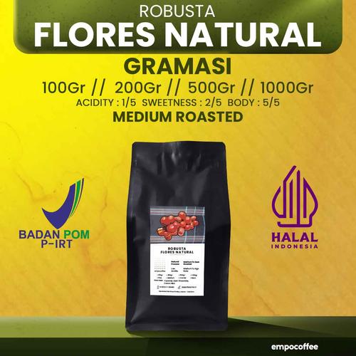 Promo Biji Kopi Bubuk Robusta Flores Bajawa Coffee Roast Bean Espresso ...