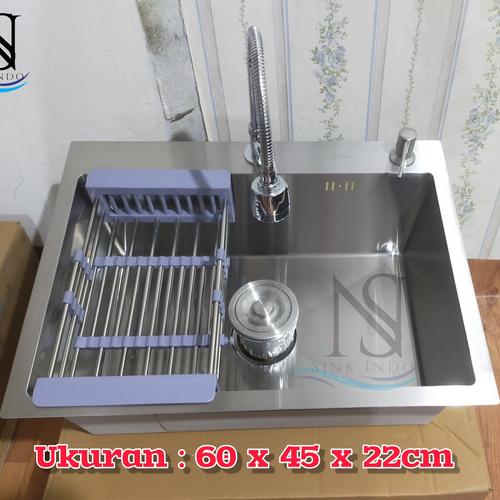 Promo LARIS Bak Cuci Piring 1 Lubang Stainless Atau westafel Kitchen ...