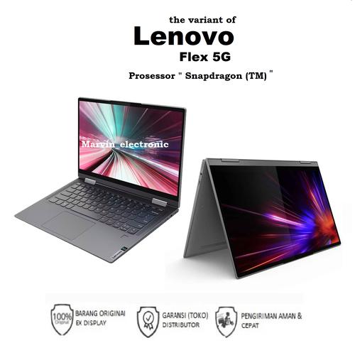 Jual LIKE NEW!!! Laptop Lenovo Flex 5G Qualcom snapdragon RAM 8GB/256GB - Lenovo Flex 5G , 8GB ...