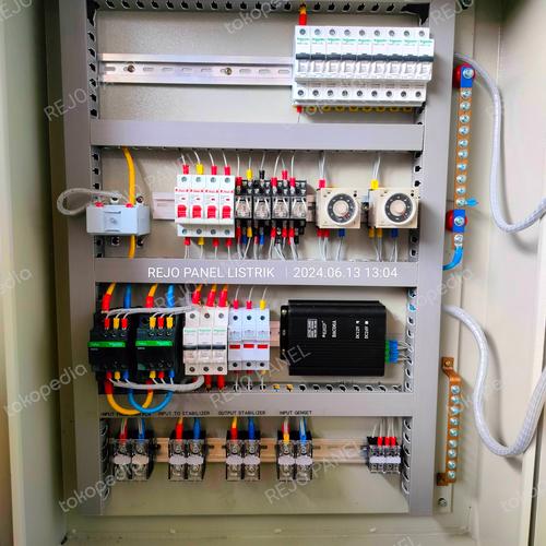 Jual panel ATS amf 7700watt 1phase - kontaktor LC1D32M7 Schneider ...