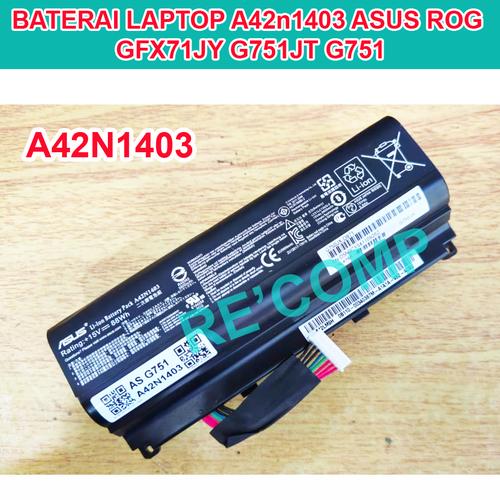 Jual ORI Baterai Battery Asus G751JL G751 G751j A42lm93 A42n1403 ...