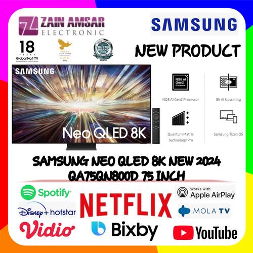 Jual SAMSUNG QA75QN800D NEO QLED 8K 75 INCH SMART TV TIZEN AI GEN 2 ...