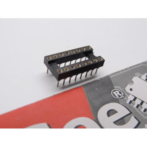 Jual DIP 14 pin IC socket 14p round hole soket kaki silver lubang bulat - Kota Surabaya - iSee ...