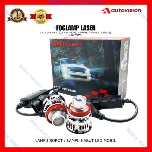 Jual LED Foglamp H11 HB4 Putih Kuning Citrus Autovision Laser Fog Light ...