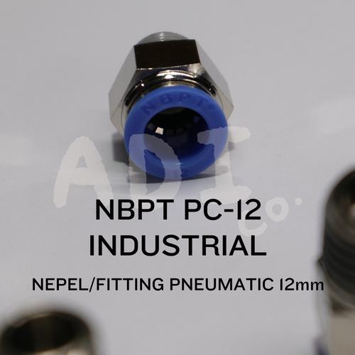Jual PC12 Nepel Fitting Pneumatic 12mm Industrial - Kota Bandung - Adi ...