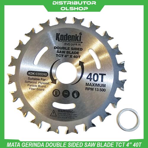 Jual Mata Gerinda Saw Blade 4 Inch 40t Dua Sisi Tct - Pisau Gurinda ...