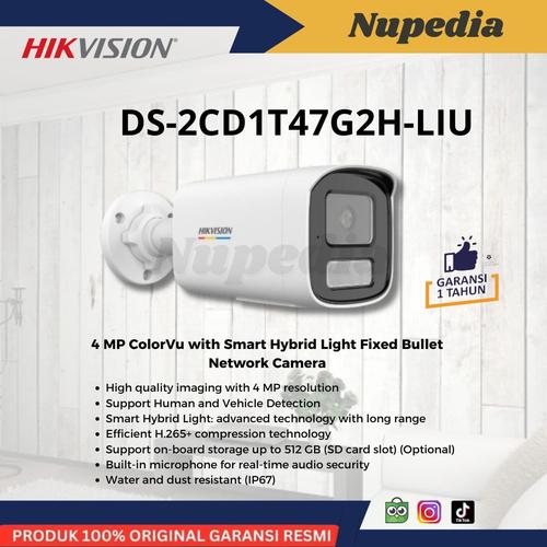 Jual IP CAMERA 4MP ColorVu with Smart Hybrid Light Fixed Bullet Network ...
