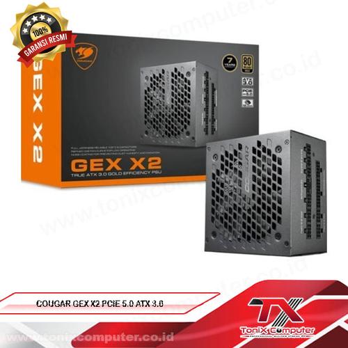 Promo Cougar GEX X2 PCIE 5.0 ATX 3.0 80+ GOLD Full Modular - 850W / 1000W - 850W Cicil 0% 3x ...
