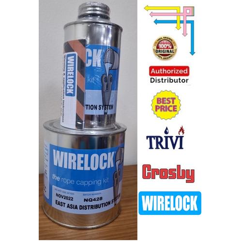 Jual lem resin epoxy socket cor sling wire lock crosby,wirelock impa ...