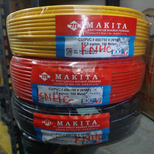 Jual KABEL SERABUT NYAF 2.5 MM MAKITA Harga per meter - Kab. Sidoarjo ...