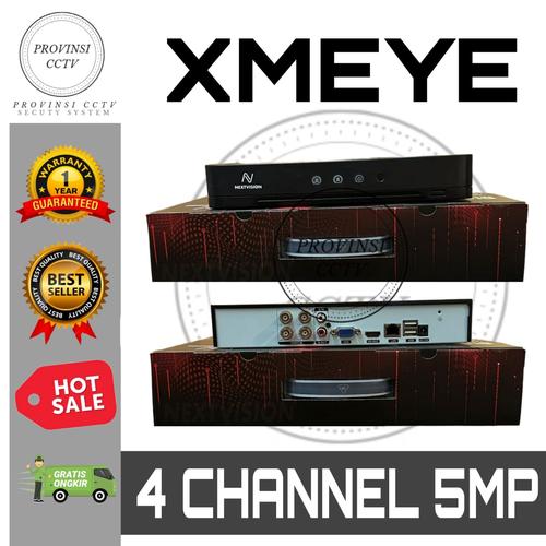Jual DVR XMEYE 4 CHANNEL 5MP / DVR CCTV XMEYE 4CH 5MP FULL HD SUPPORT CAMERA SAMPAI 5MP - DVR ...