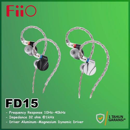 Promo Fiio FD15 FD 15 Dynamic Driver In-Ears Monitor IEM Earphones ...