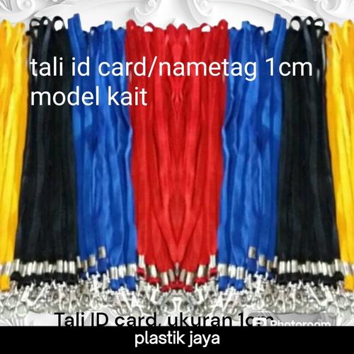 Jual Tali id card/nameteg 1cm model kait - Kuning - Jakarta Barat ...