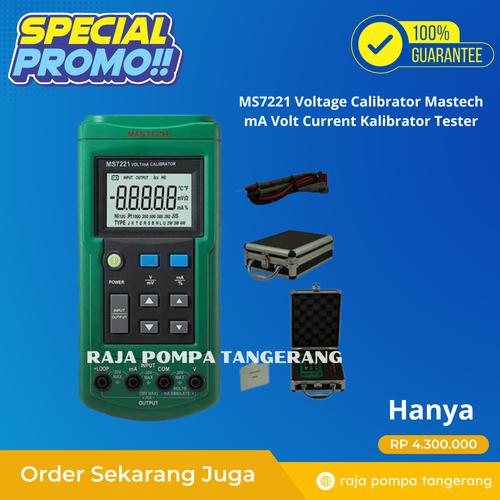 Jual MS7221 Voltage Calibrator Mastech mA Volt Current Kalibrator ...