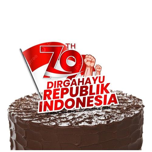 Jual Topper Cake Dirgahayu 17 Agustus / HUT RI - 1 - Kota Medan - linz ...