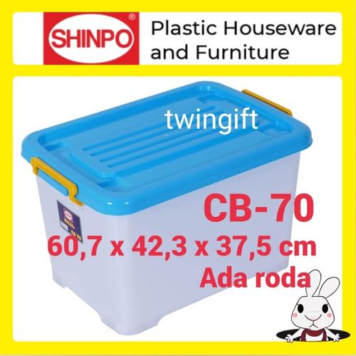 Jual Container/Kontainer Box Serbaguna 70 Liter, Shinpo, CB-70 ...