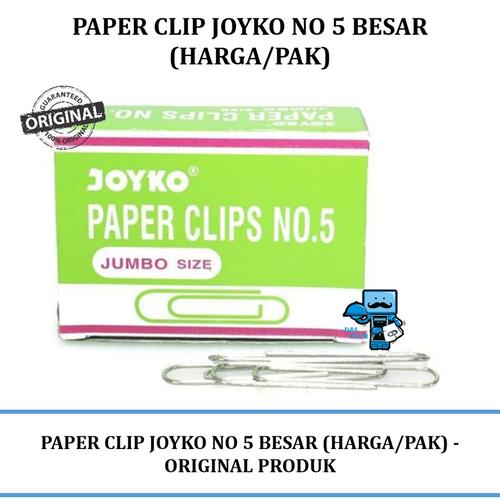 Jual Paper Clip Joyko No 5 Besar (Harga/Pak) - Jakarta Pusat - Das ...