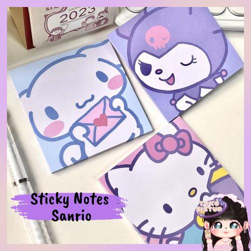 Jual [TS] 50 LEMBAR STICKY NOTE AESTHETIC LUCU STICKY NOTES SANRIO ...