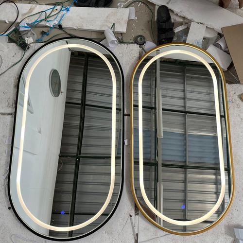 Jual Cermin LED Touchscreen Frame Gold Ukuran 60 x 120 - Kab. Bandung ...