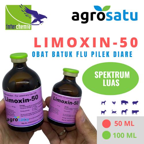 Jual Limoxin 50 isi 50/100 ml Antibiotik Hewan Anjing Kucing Kambing ...