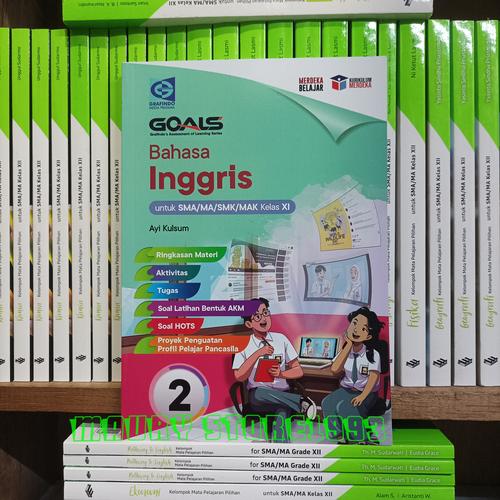 Jual Buku Goals Bahasa Inggris Kelas 2 / XI SMA Grafindo Kurikulum Merdeka - Jakarta Pusat ...