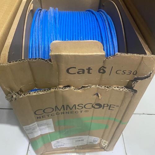 Jual Commscope Cable UTP Cat 6 / Kabel UTP Cat6, UTP Cat-6 1427071-6 ...