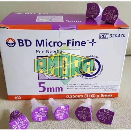 Jual Jarum Insulin 31G 5mm BD Micro-Fine / Pen Needle BD Micro-Fine 1 ...
